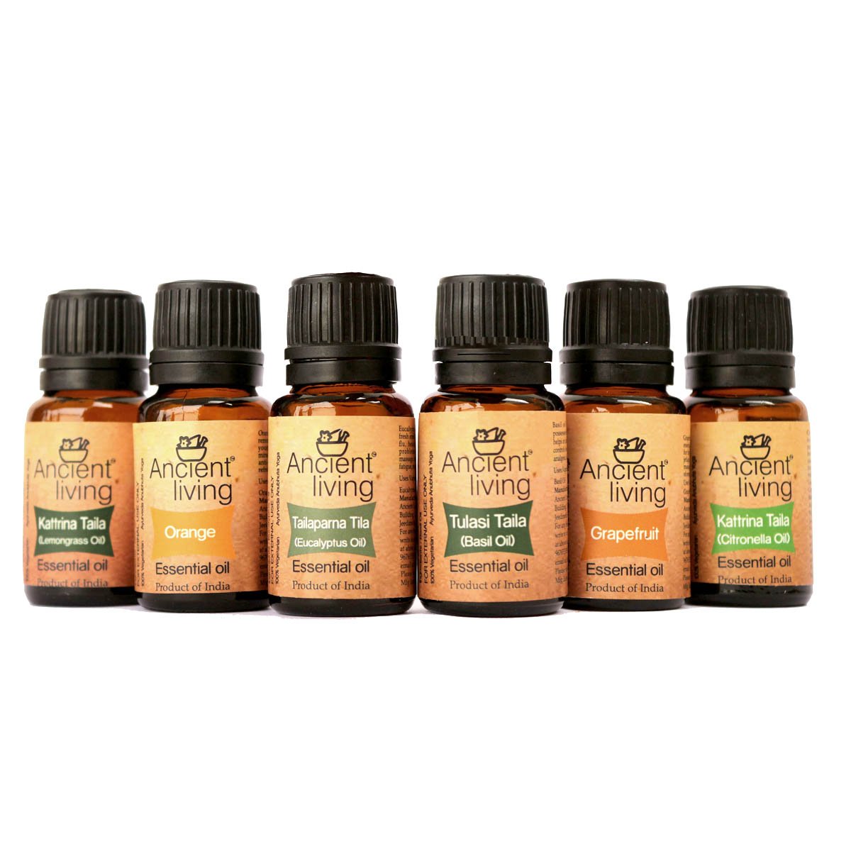 Ancient Living 6 Set Essential Oils - 10 ml each — Ancient Living.in