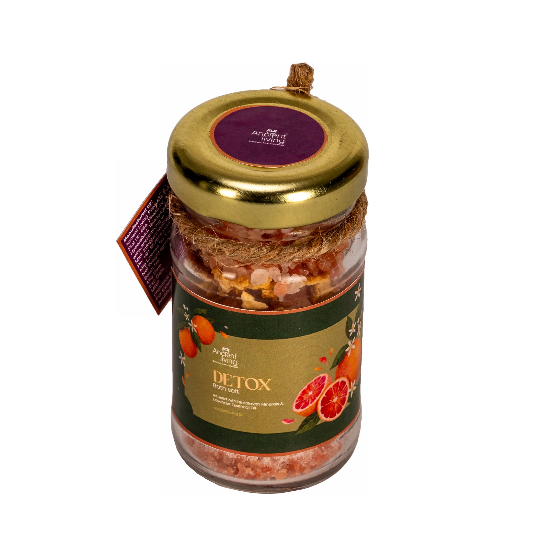 Ancient Living Detox Bath Salt with Himalayan Pink Salt & Citrus Oils ...